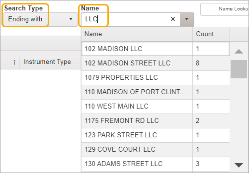 Advanced Search Techniques for Names
